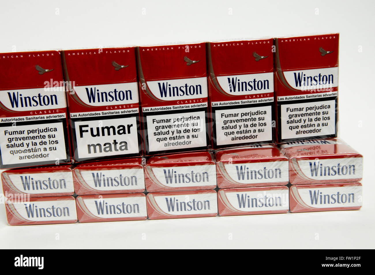 Selection winston cigarettes on sale Banque de photographies et d ...