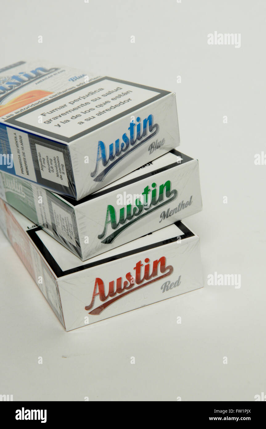 Branded cigarettes Banque de photographies et d’images à haute ...
