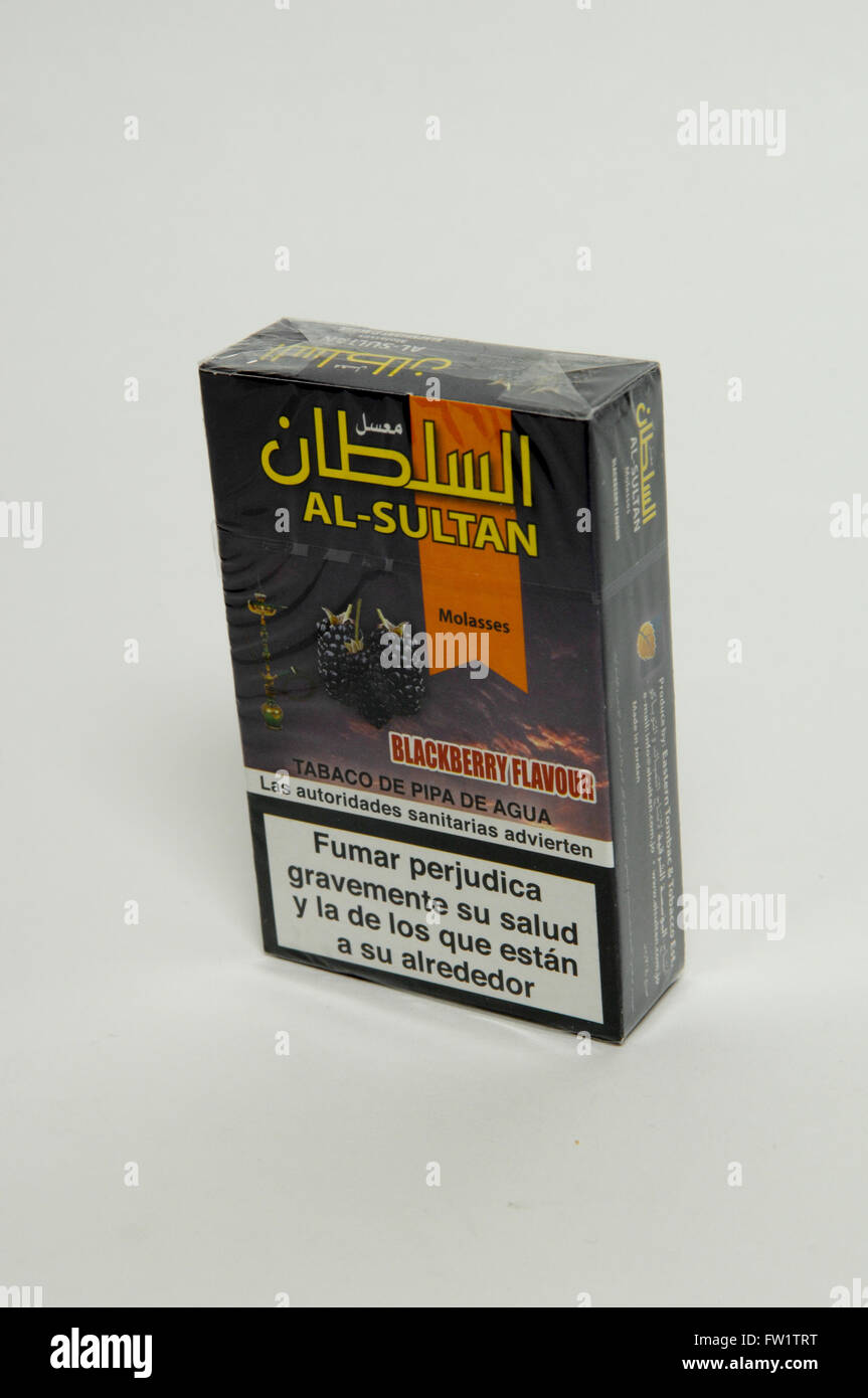 Al sultan molasses shisha tobacco packet Banque de photographies et d ...