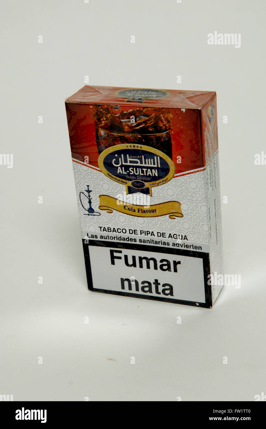 Al sultan molasses shisha tobacco packet Banque de photographies et d ...