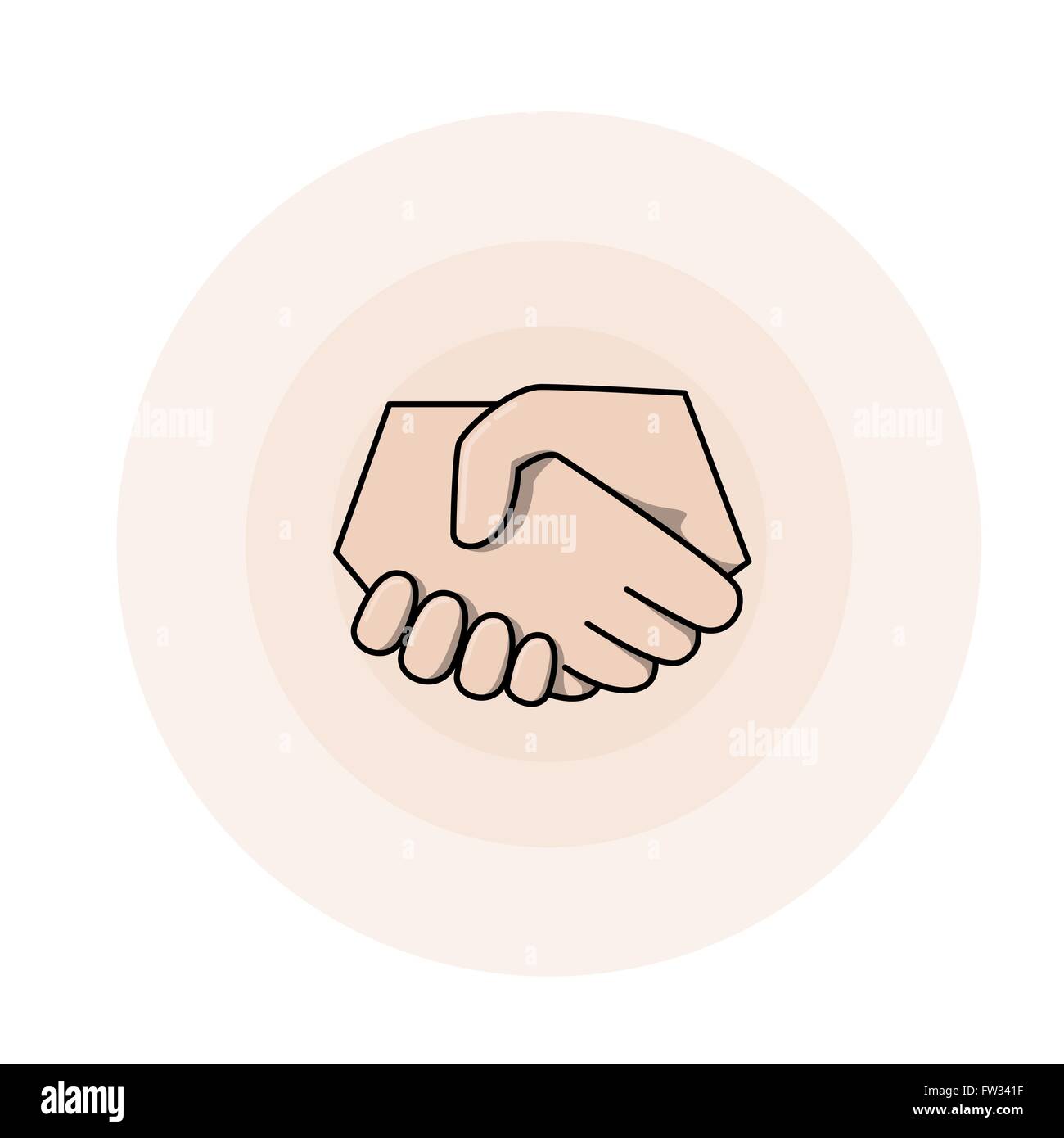 Main illustration Banque d'images vectorielles - Alamy