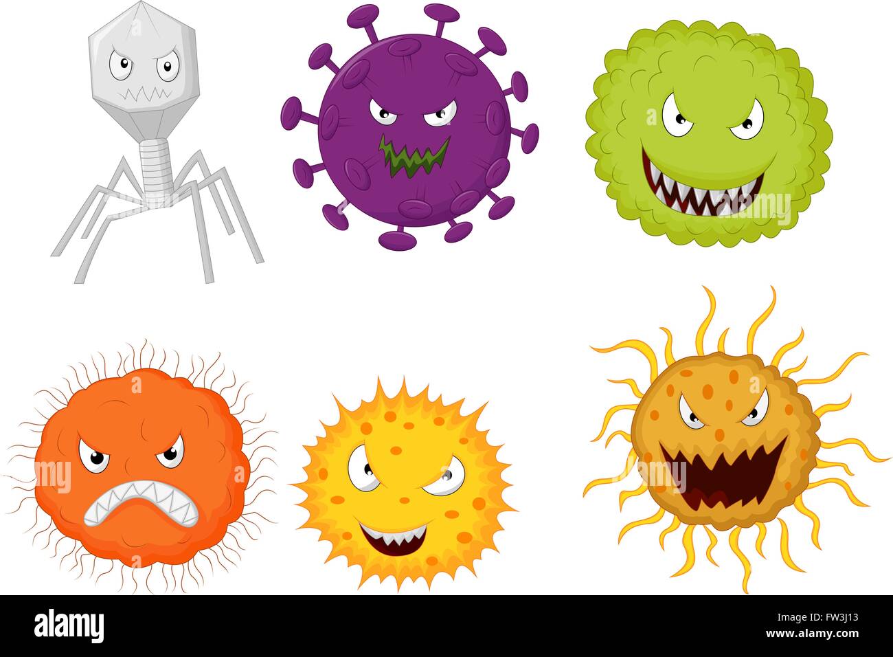 Germe dessin animé Banque de photographies et d’images à haute ...