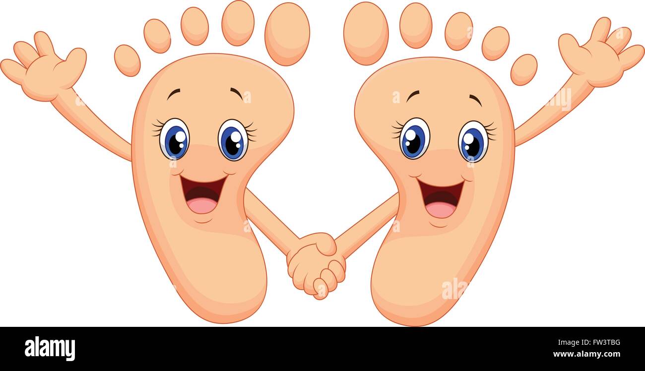 Pied cartoon Banque de photographies et d’images à haute résolution - Alamy