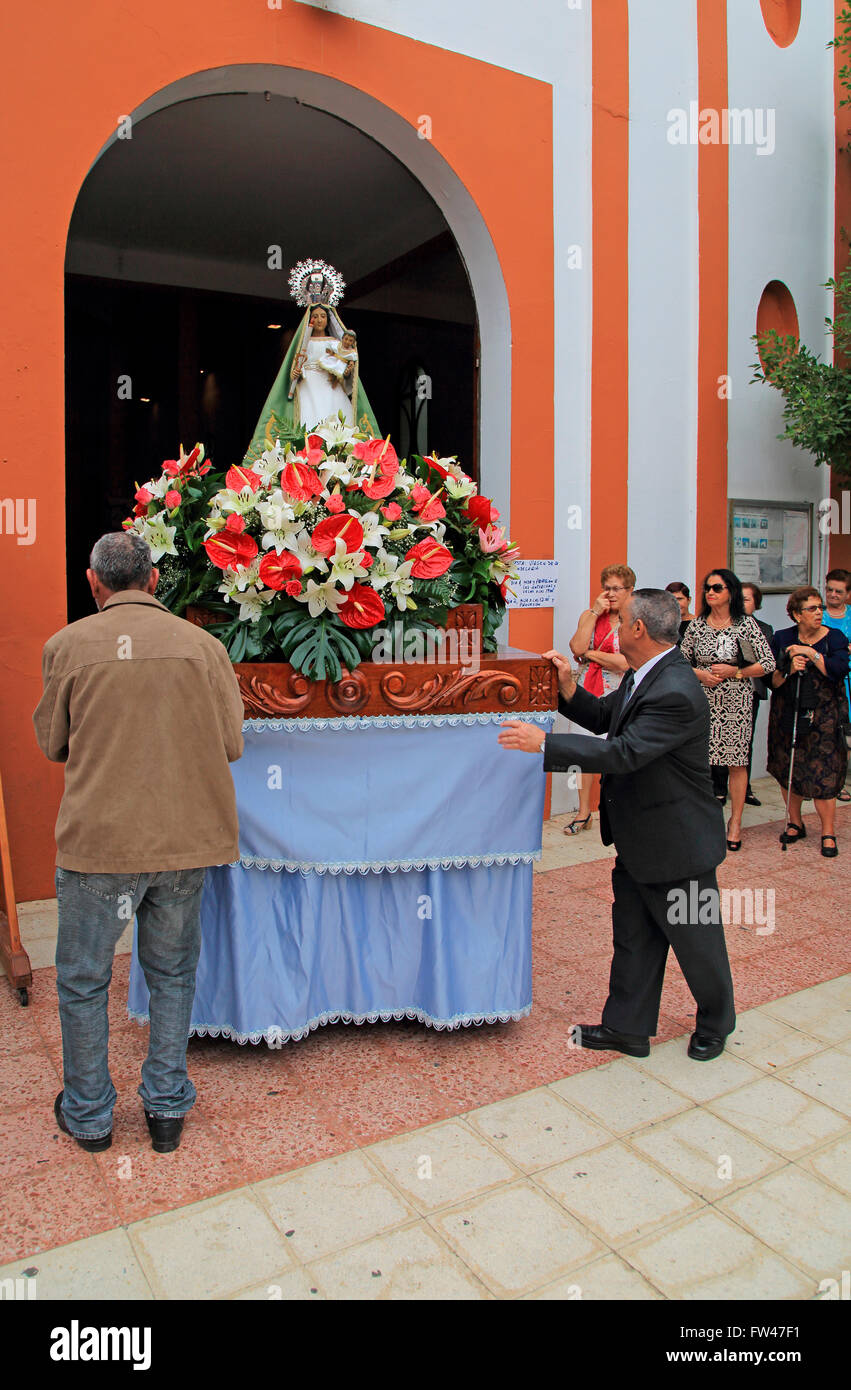 Procession fiesta nuestra senora de la candelaria Banque de ...