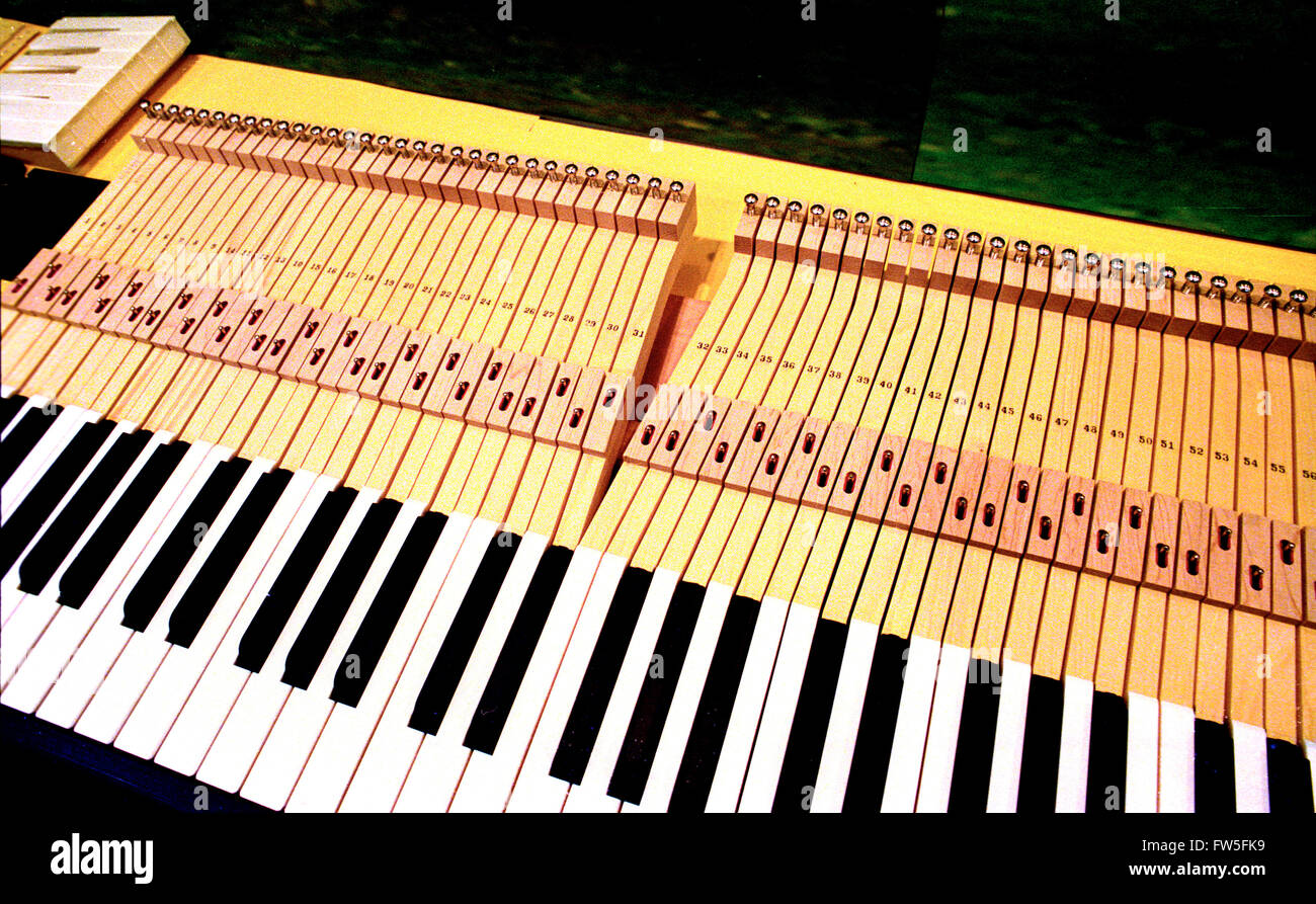 Piano keyboard mechanism Banque de photographies et d’images à haute ...