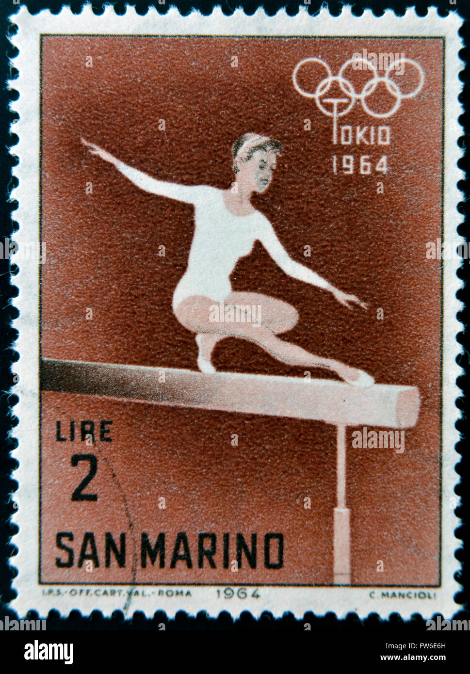 San marino circa 1964 stamp Banque de photographies et d’images à haute ...