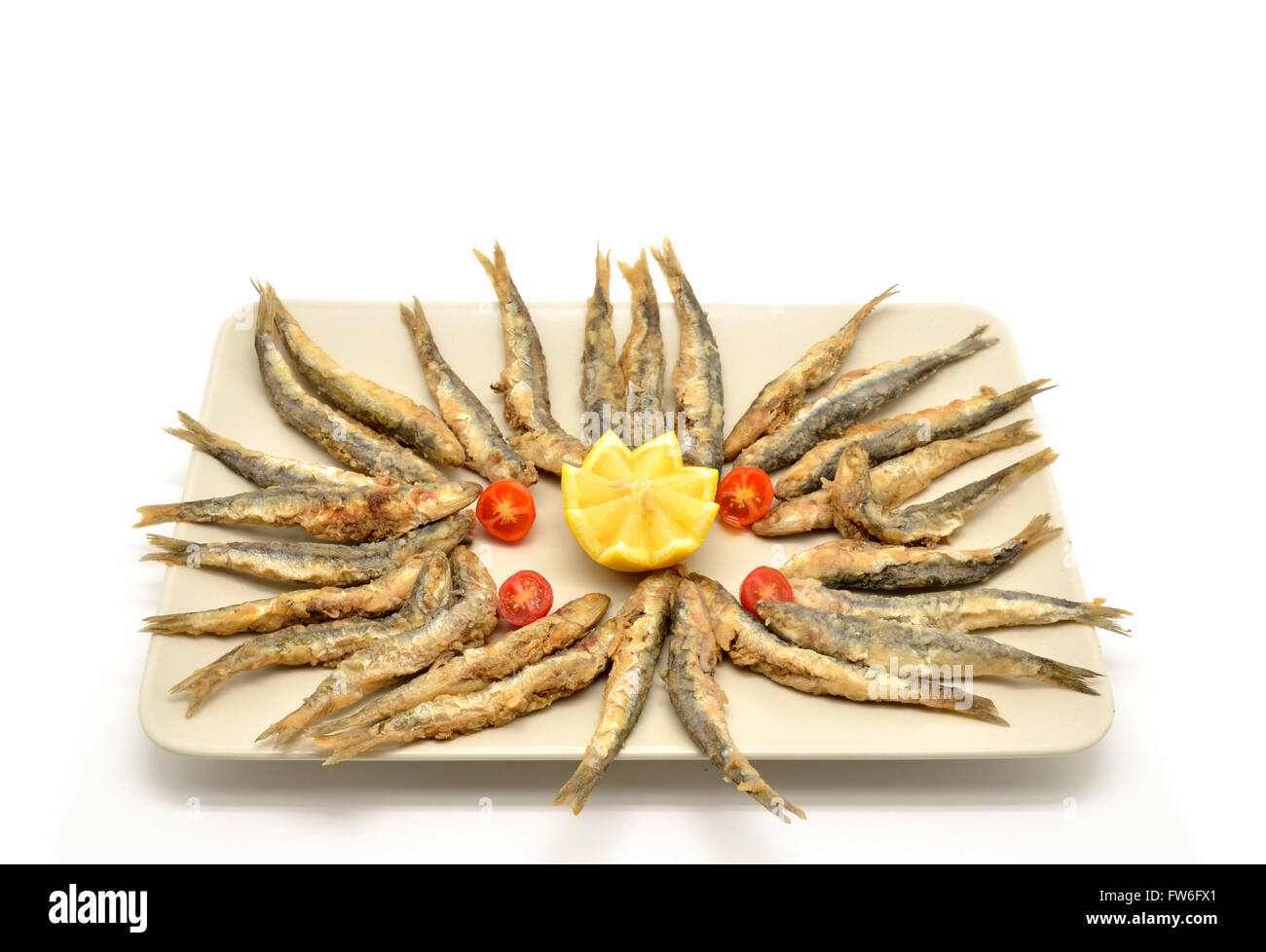 Harengs ou anchois Banque d'images détourées - Alamy