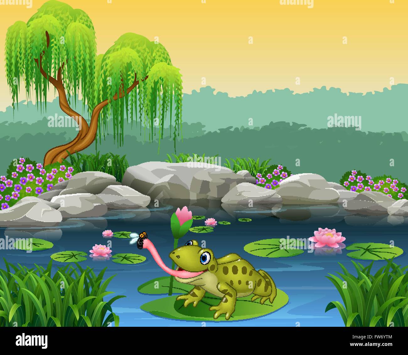 Attraper le sourire Banque d'images vectorielles - Alamy