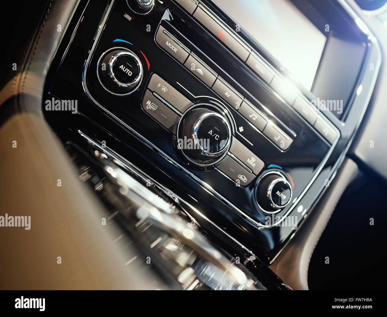 Console centrale de voiture Banque de photographies et d’images à haute ...