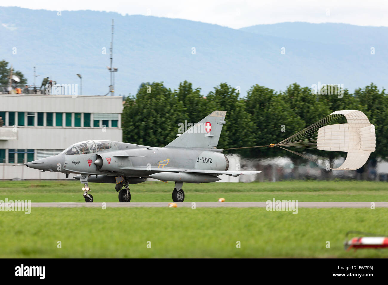 Dassault Mirage III DS fighter HB-RDF dans l'Air suisse marquage à l ...