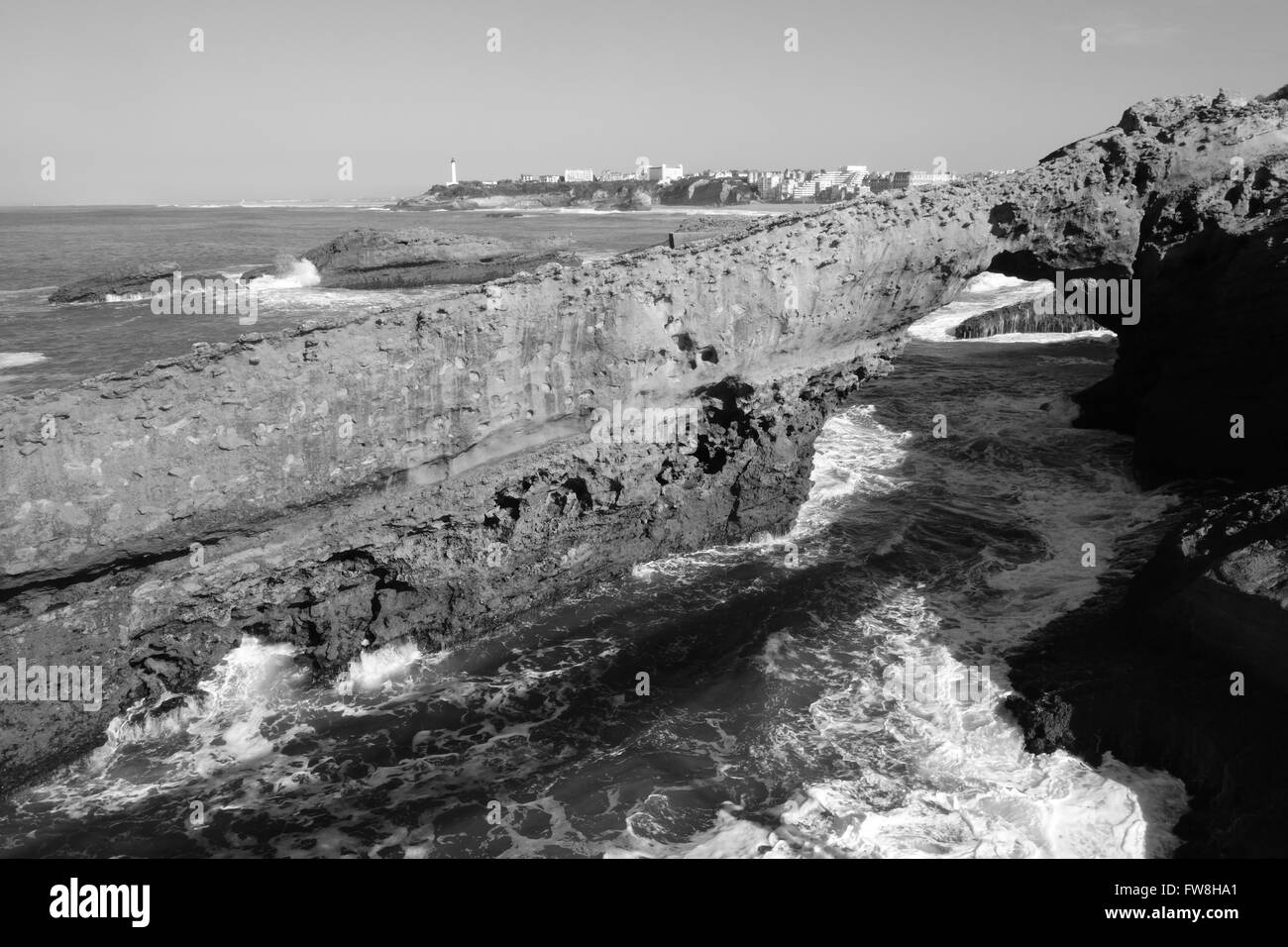 Arche de mer Banque d'images noir et blanc - Alamy