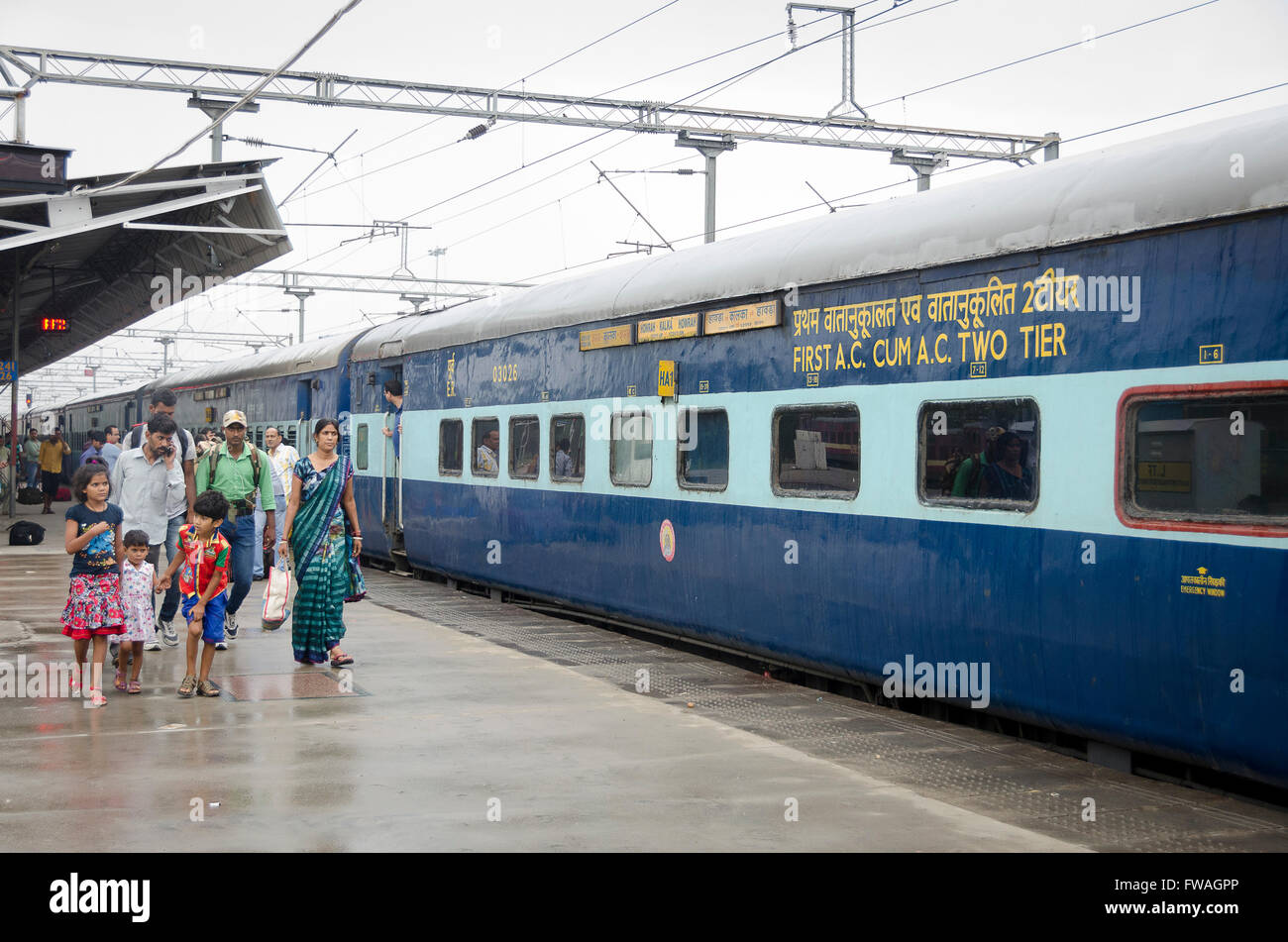 Indian sleeper train Banque de photographies et d’images à haute ...