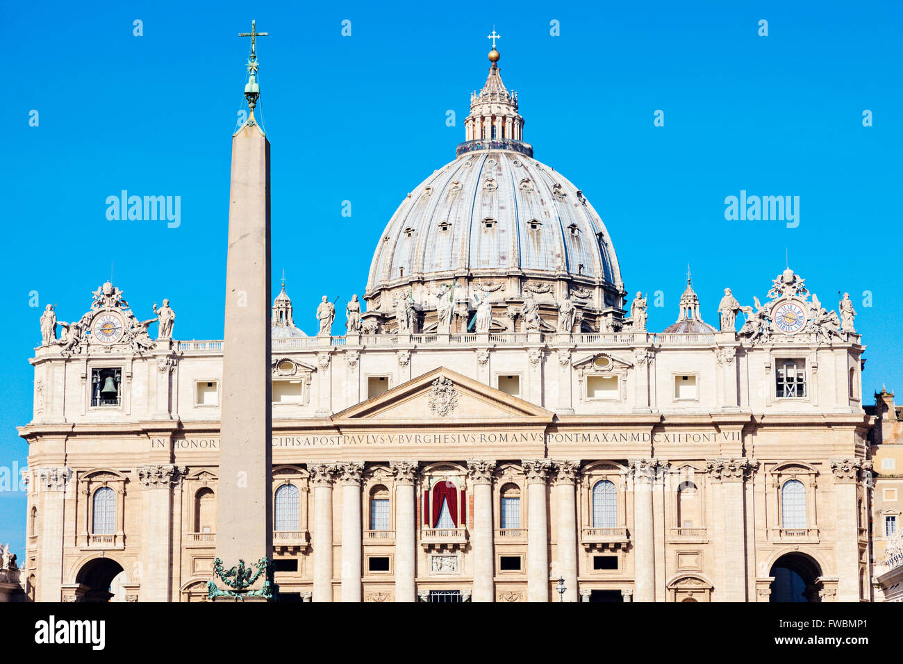 Basilique st peters et rome skyline italy Banque de photographies et d ...
