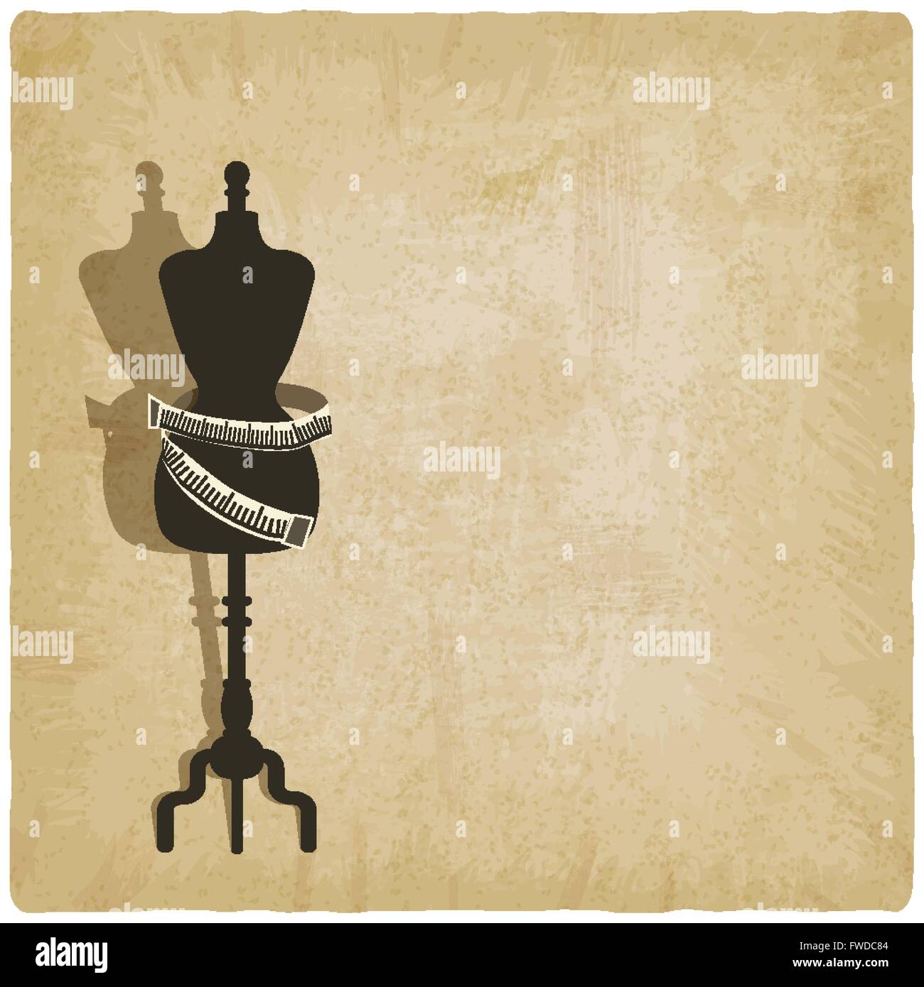 Arrière-plan de couture - vector illustration Image Vectorielle Stock ...