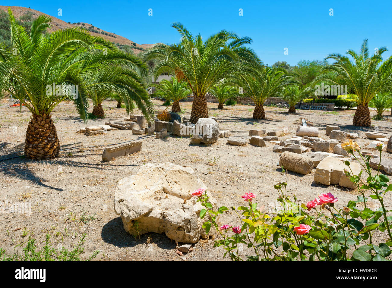Roman ruins crete greece Banque de photographies et d’images à haute ...
