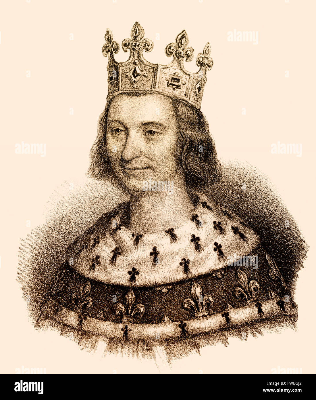 Saint louis ix rois de france Banque de photographies et d’images à ...