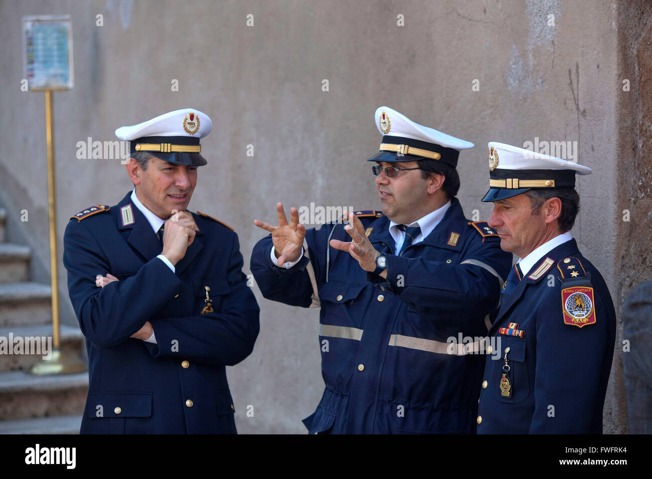 Rome polizia Banque de photographies et d’images à haute résolution - Alamy