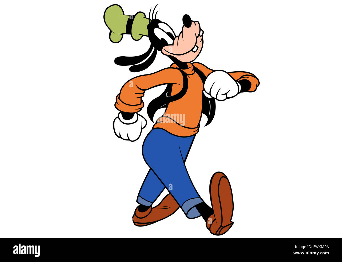 Goofy Disney Cartoon Banque d'images détourées - Alamy