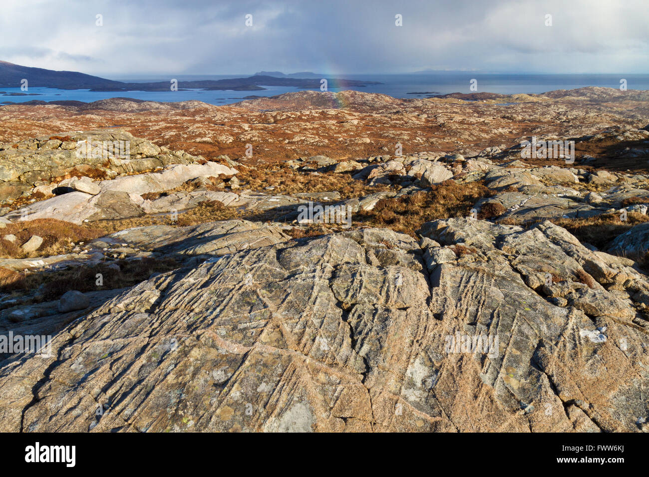 Lewisian gneiss rocks Banque de photographies et d’images à haute ...