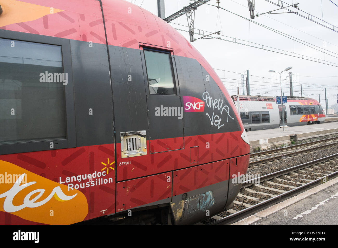French Sncf Ter Regional Train Banque d'image et photos - Alamy