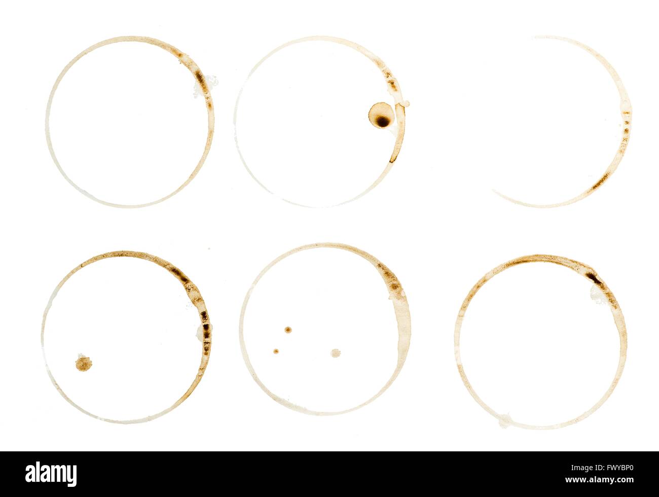 Taches de cercle sur blanc Banque de photographies et d’images à haute ...