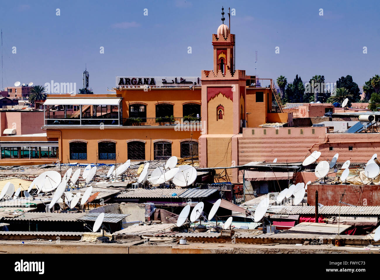 Cafe argana marrakech morocco Banque de photographies et d’images à ...