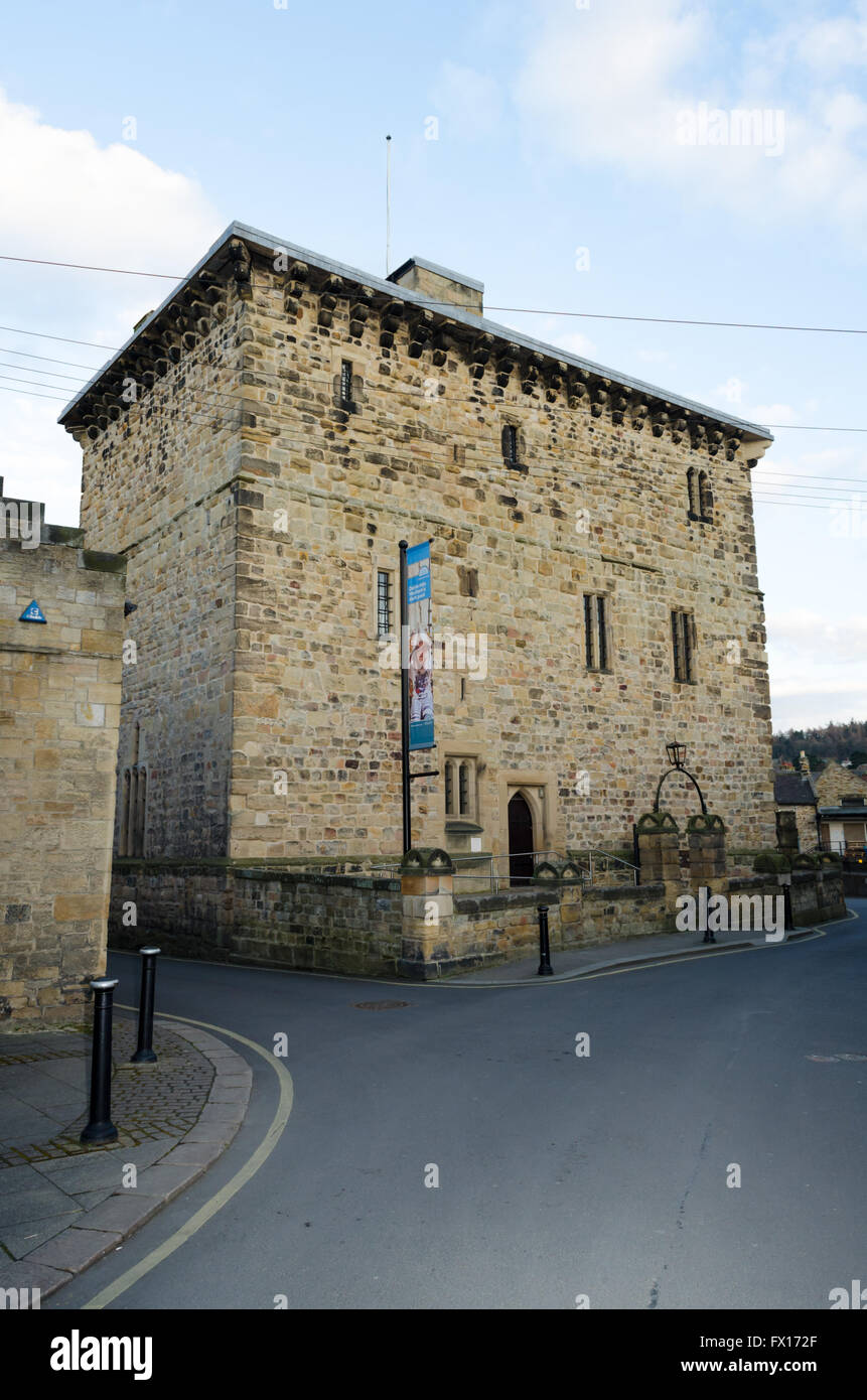 L'ancienne prison, une prison du 14ème siècle à Hexham, Northumberland ...