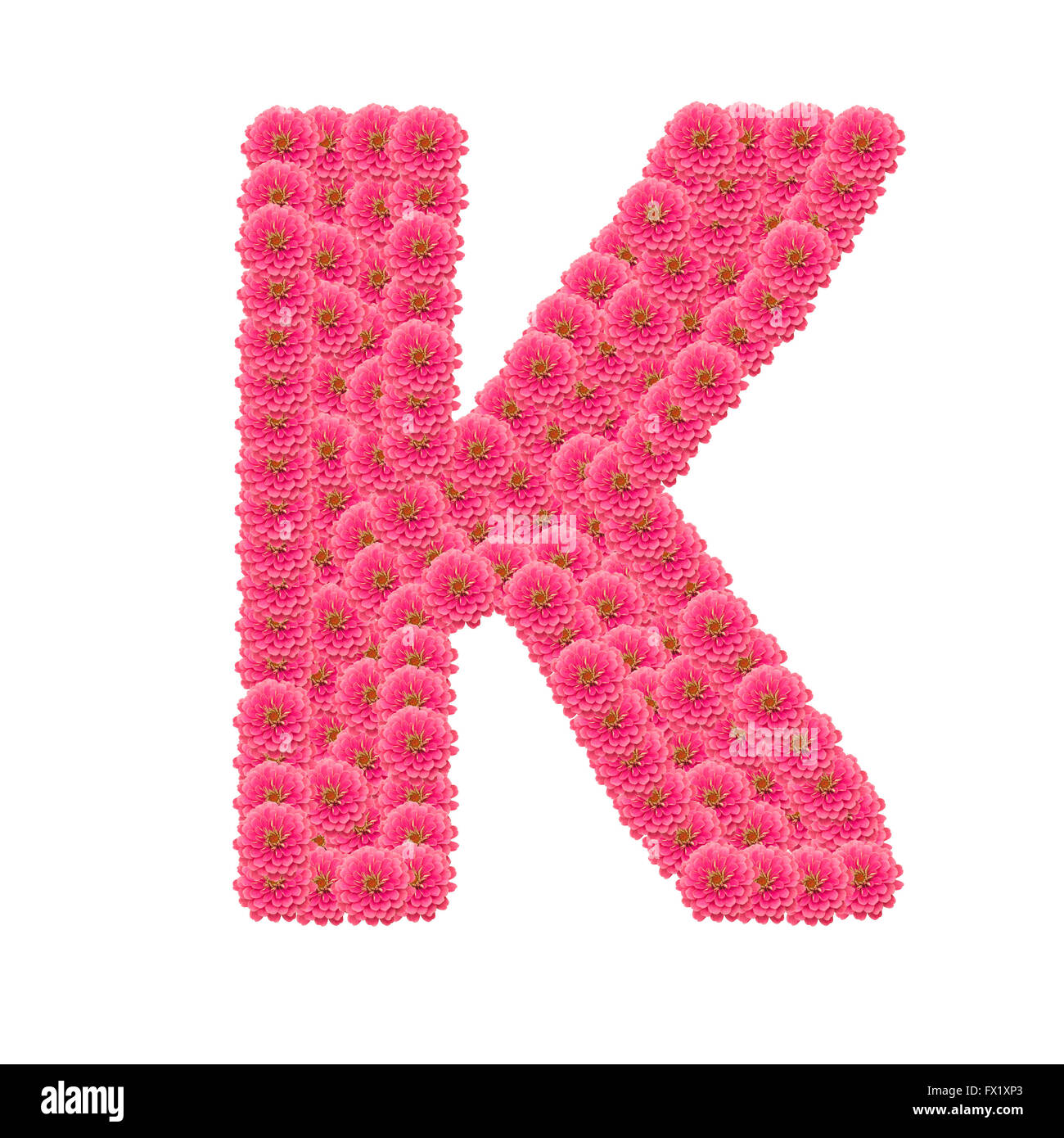 Lettre k fleur Banque de photographies et d’images à haute résolution ...