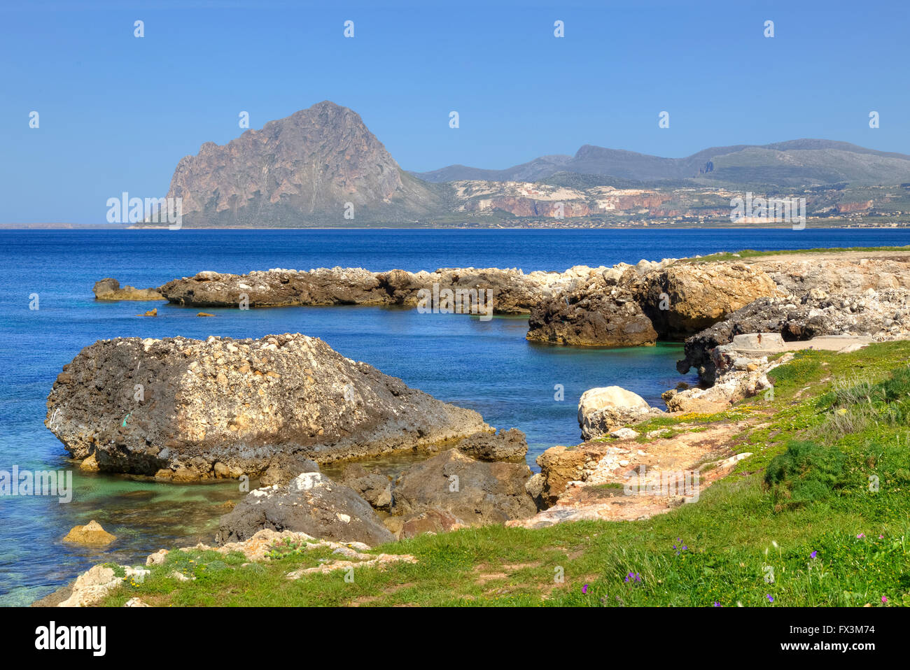 Riserva monte cofano trapani Banque de photographies et d’images à ...