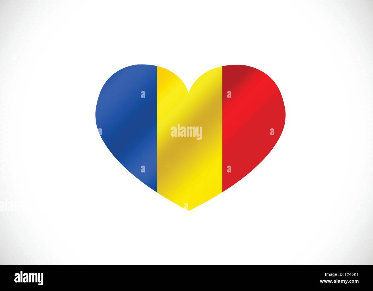 Drapeau tricolore roumain Banque d'images vectorielles - Alamy