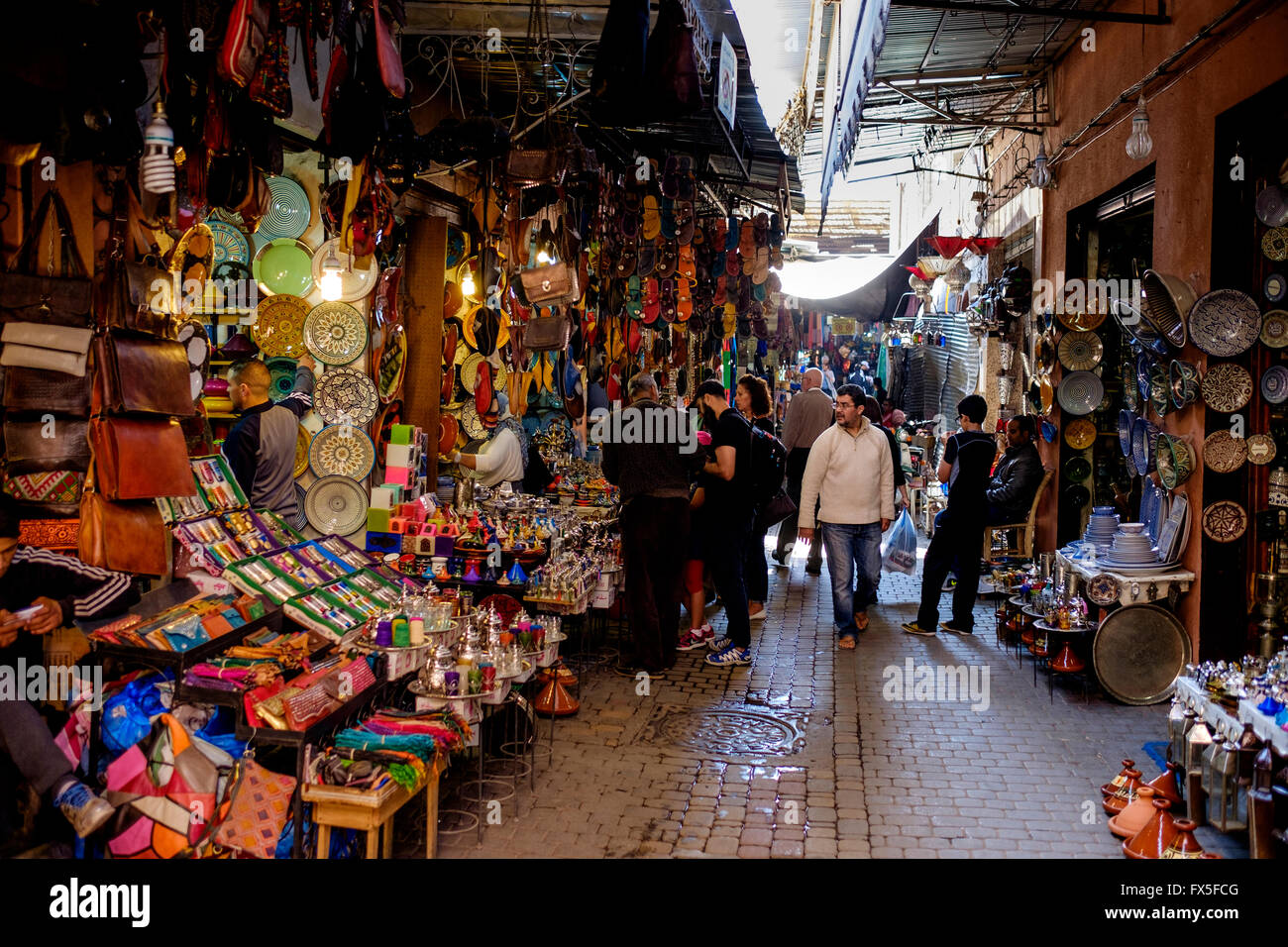 The old streets of marrakech Banque de photographies et d’images à ...