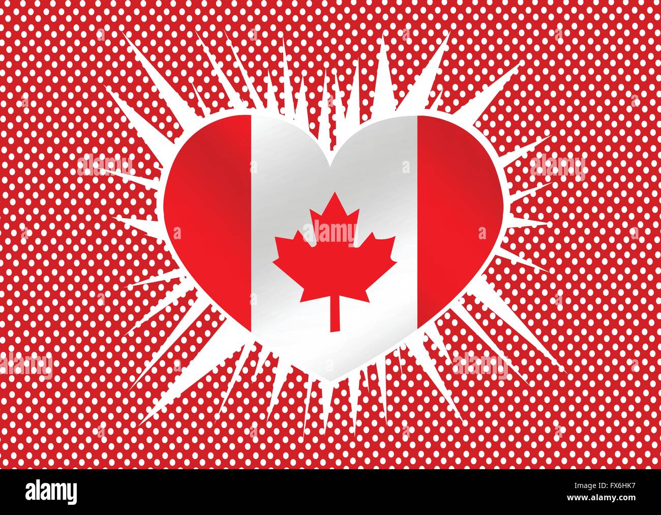 Drapeau du Canada thèmes idée design Image Vectorielle Stock - Alamy