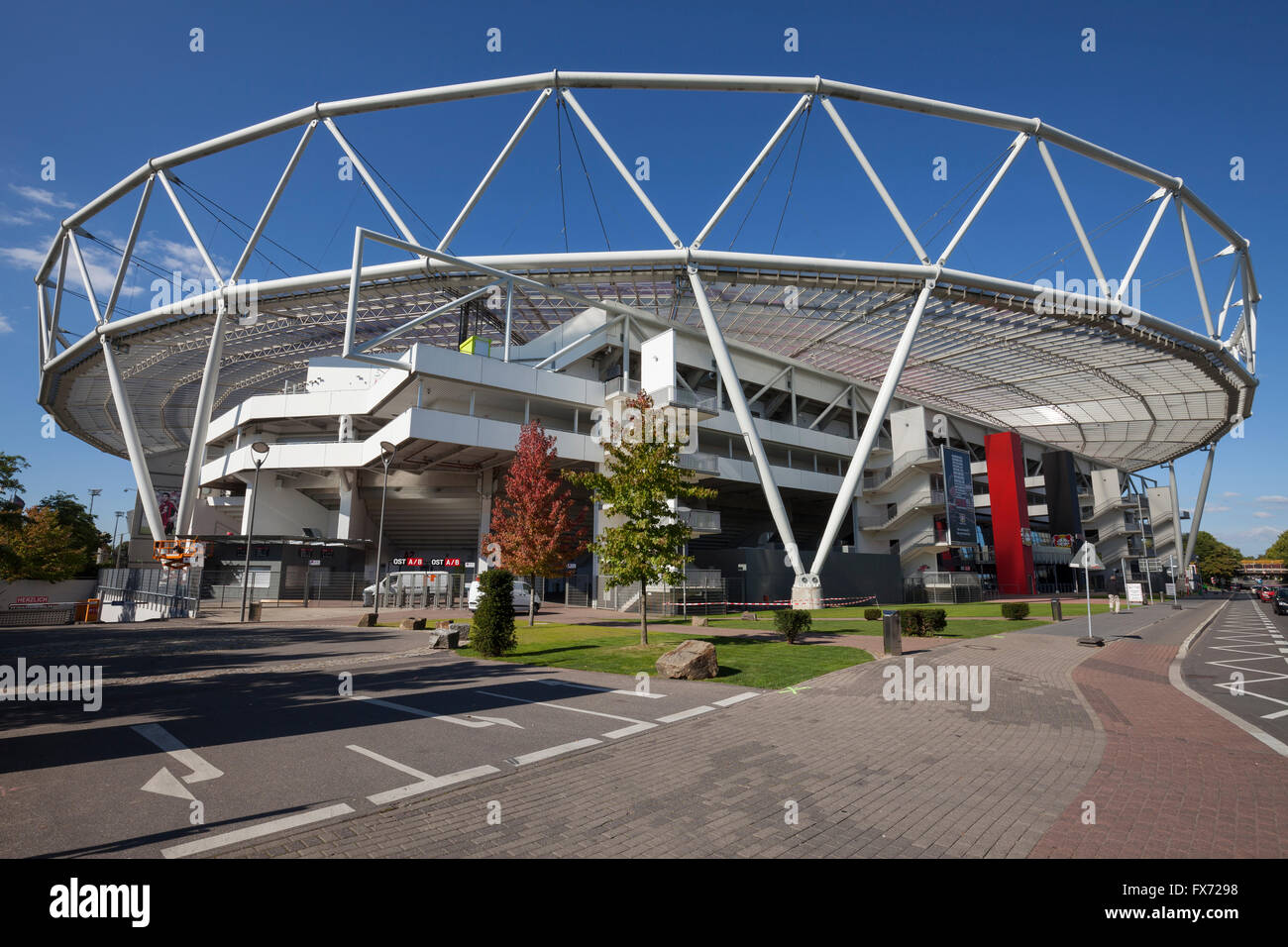 The stadium of the football club bayer 04 leverkusen Banque de ...