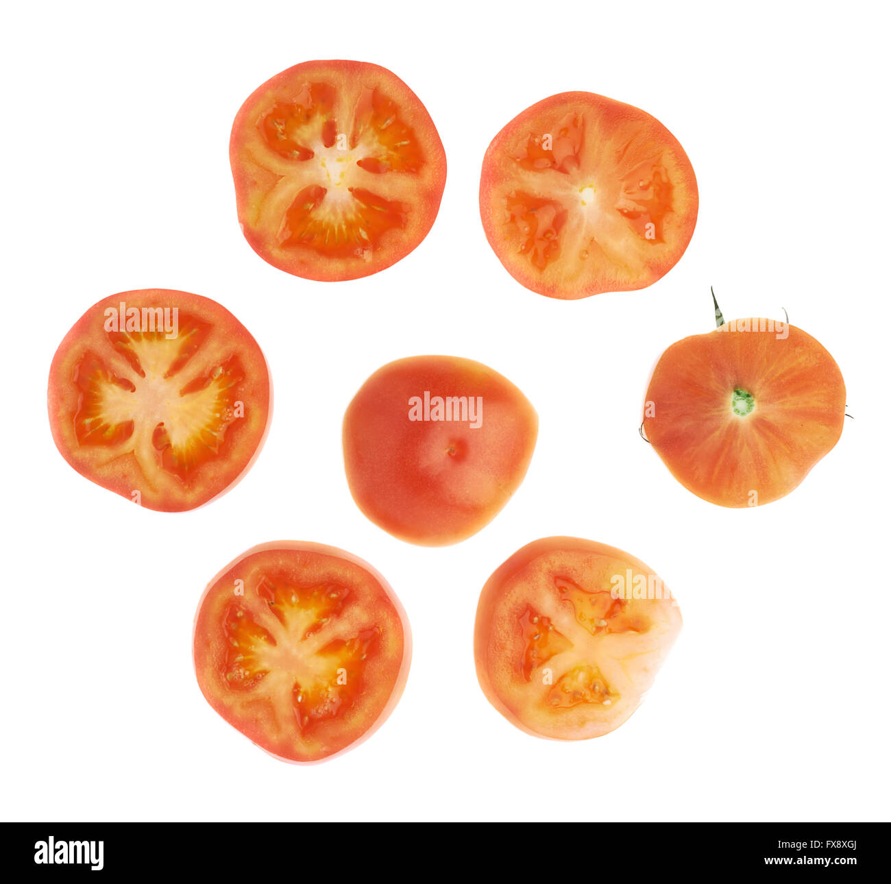 Coupe transversale de tomate Banque de photographies et d’images à ...