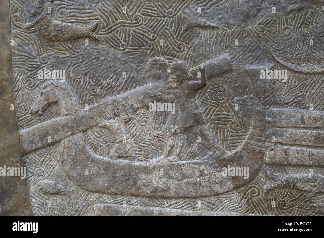 Assyrian boat Banque de photographies et d’images à haute résolution ...