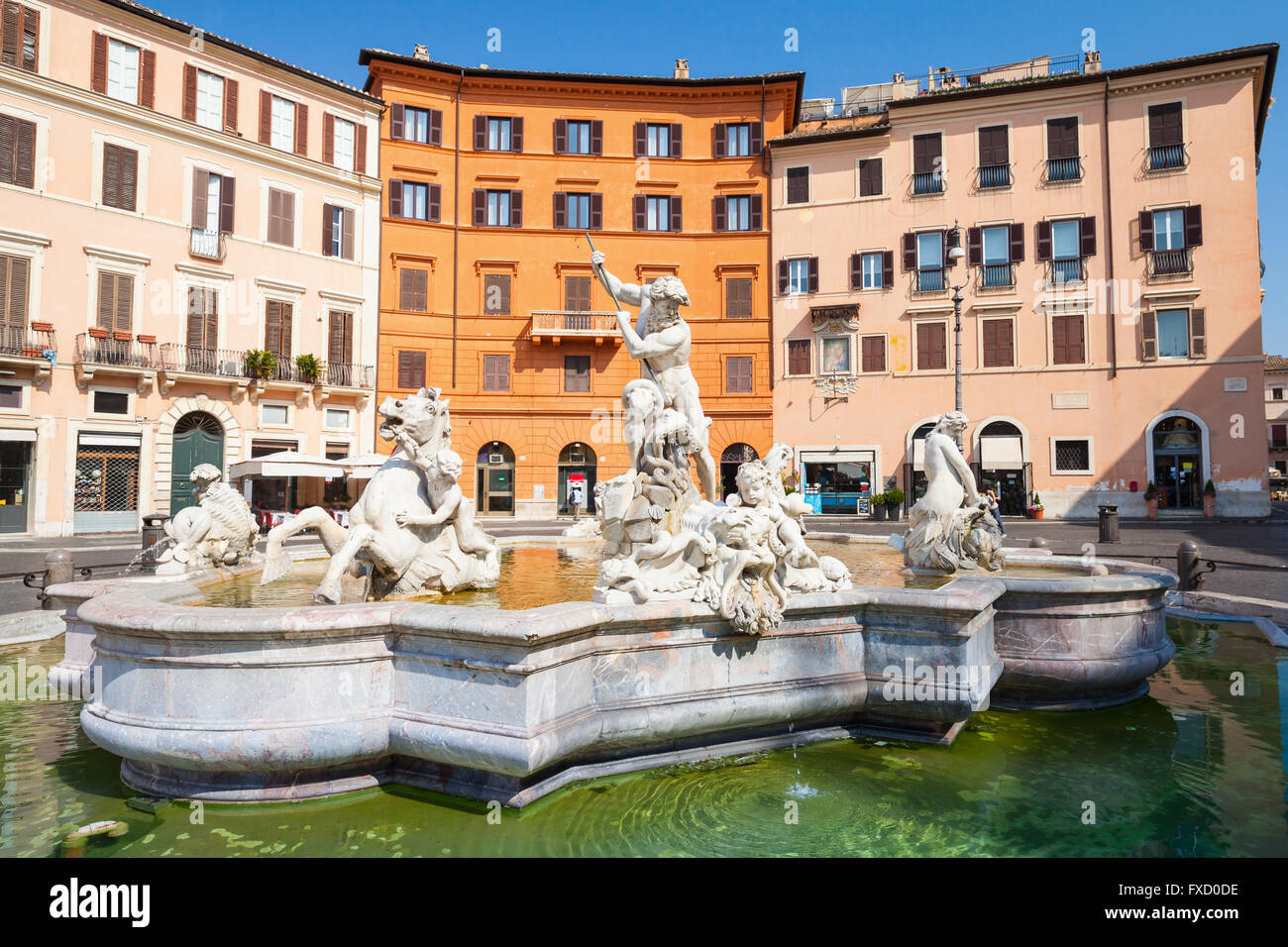 Fontaine de neptune roma Banque de photographies et d’images à haute ...