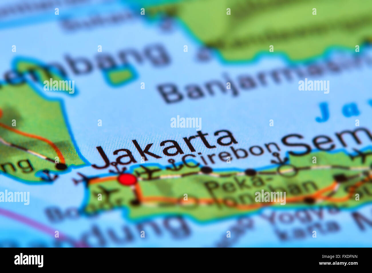 Jakarta map Banque de photographies et d’images à haute résolution - Alamy