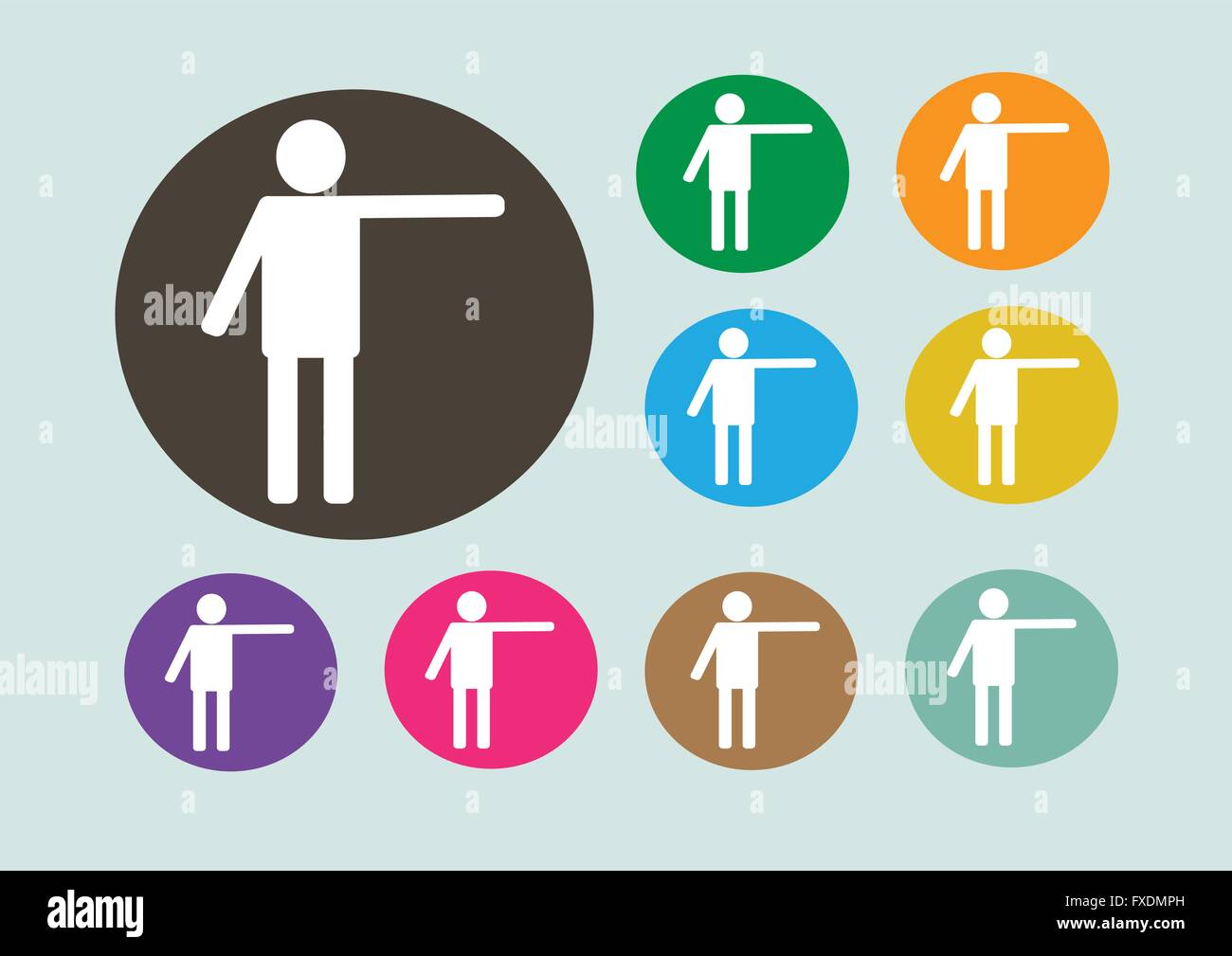 Les pictogrammes Pictogramme Symbole signe l'icône de l'Homme Image ...