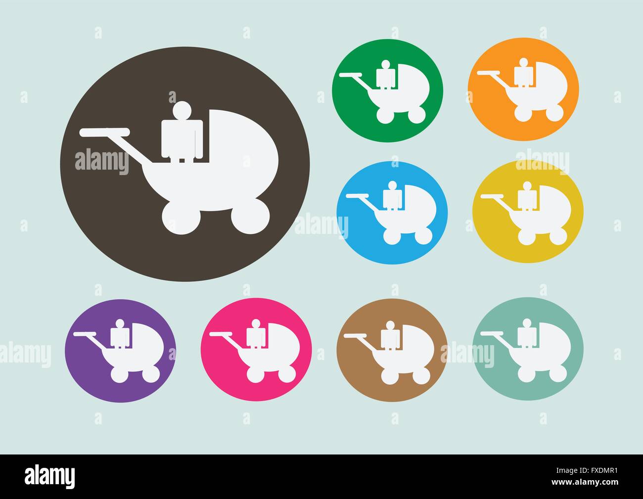 Asseyez vous pictogramme Banque d'images vectorielles - Alamy