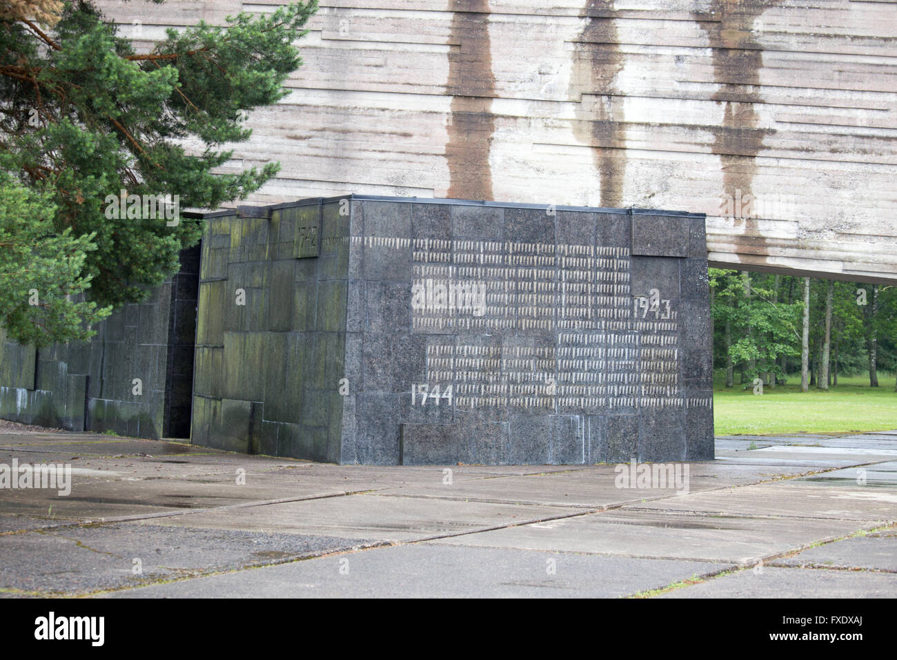 Le camp de concentration de Kaiserwald, Riga, Lettonie Photo Stock - Alamy