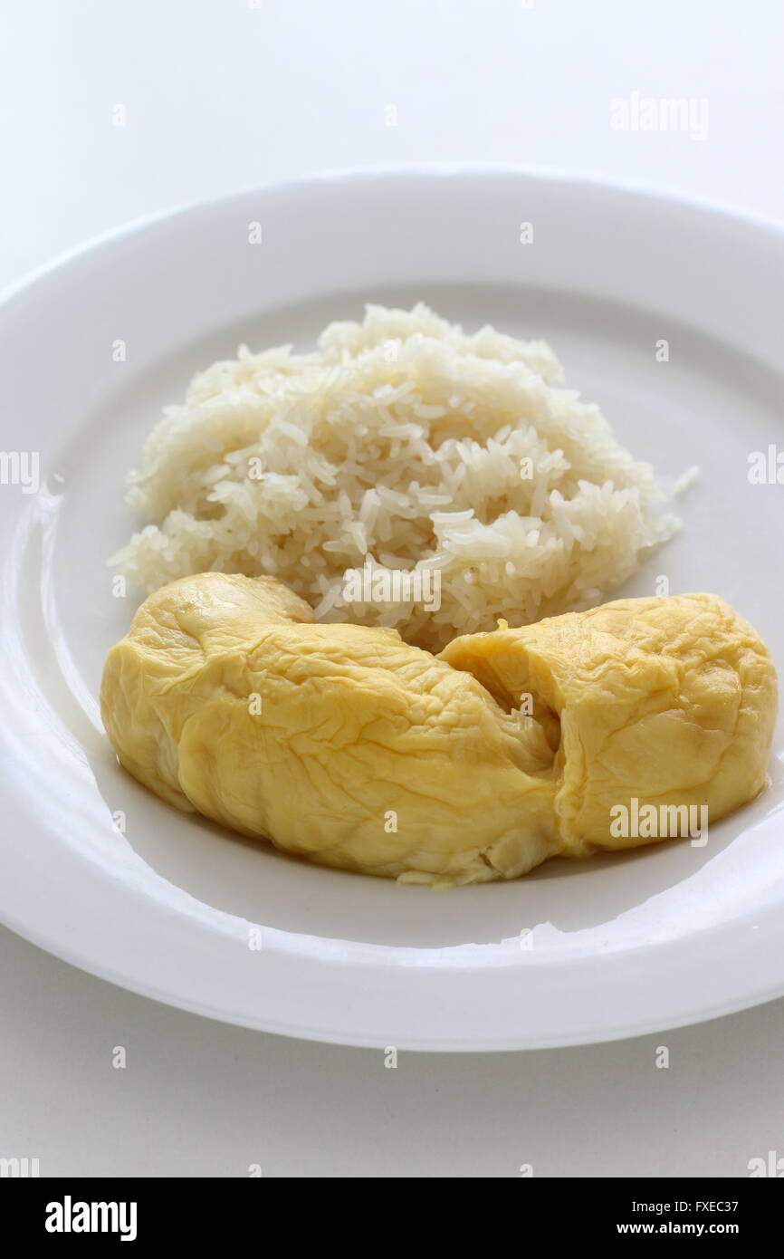 Riz gluant au durian Banque de photographies et d’images à haute ...