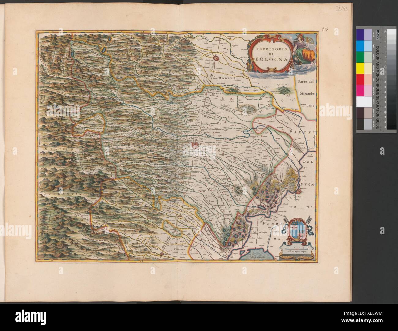 Carte de bologne Banque de photographies et d’images à haute résolution ...