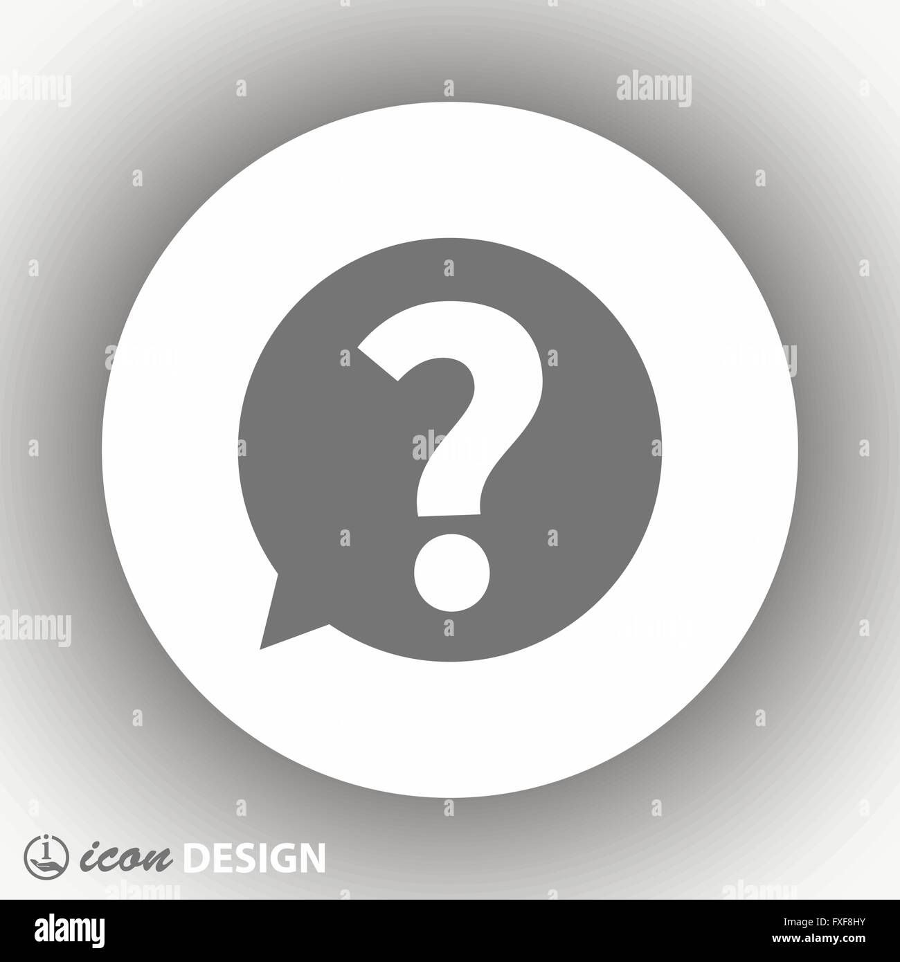 Le pictogramme de question mark Image Vectorielle Stock - Alamy