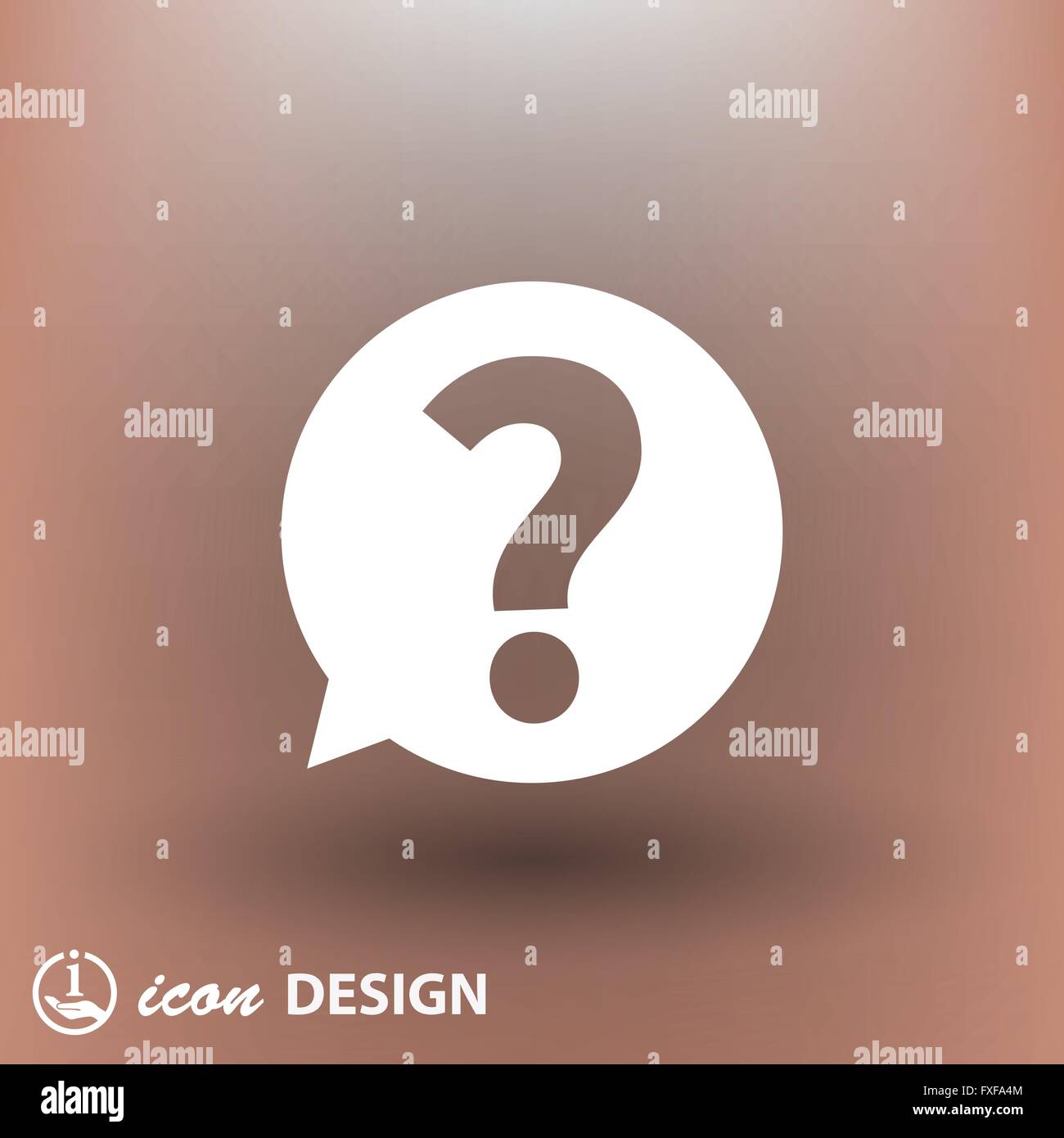 Le pictogramme de question mark Image Vectorielle Stock - Alamy