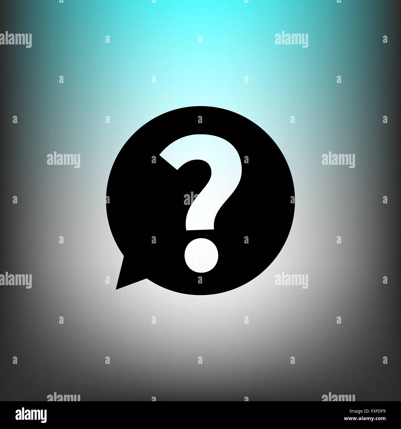 Le pictogramme de question mark Image Vectorielle Stock - Alamy