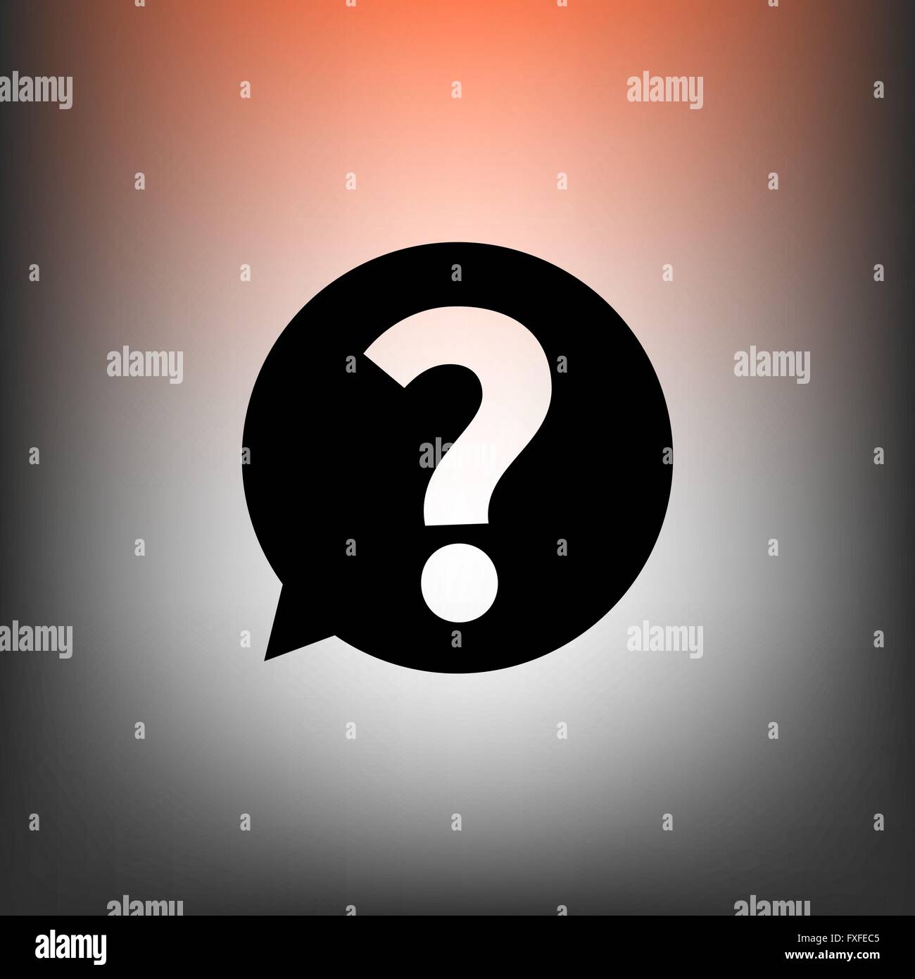 Le pictogramme de question mark Image Vectorielle Stock - Alamy