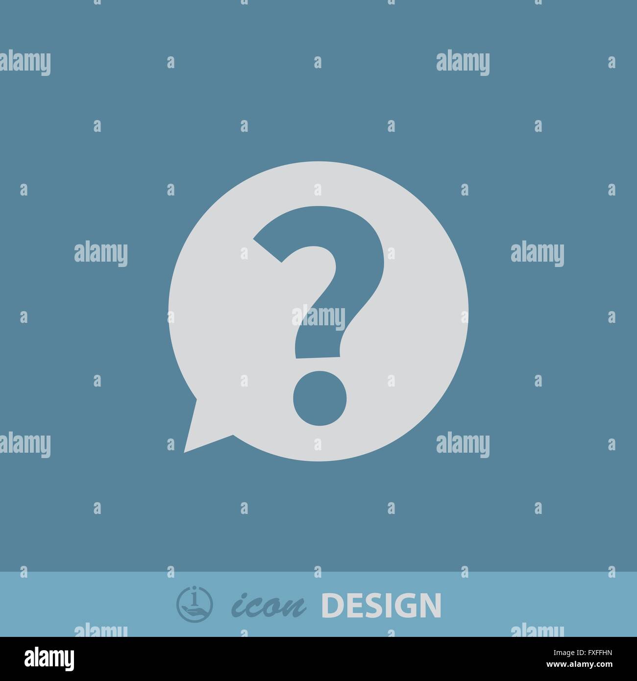 Le pictogramme de question mark Image Vectorielle Stock - Alamy