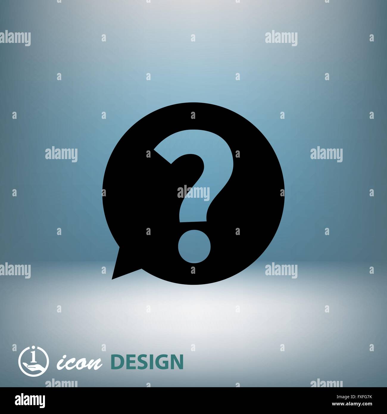Le pictogramme de question mark Image Vectorielle Stock - Alamy