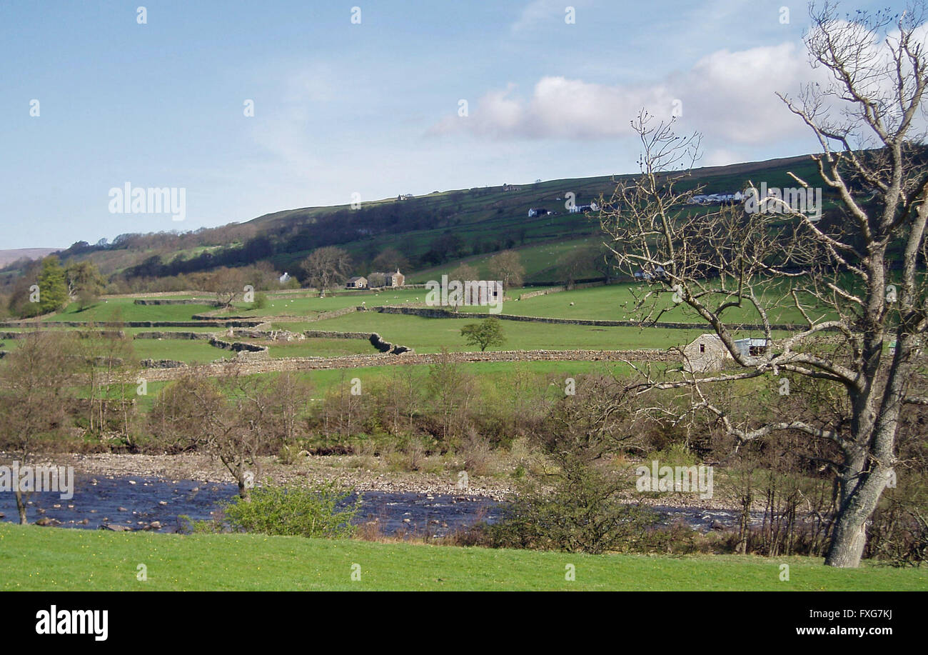 Sentier de longue distance de teesdale way Banque de photographies et d ...