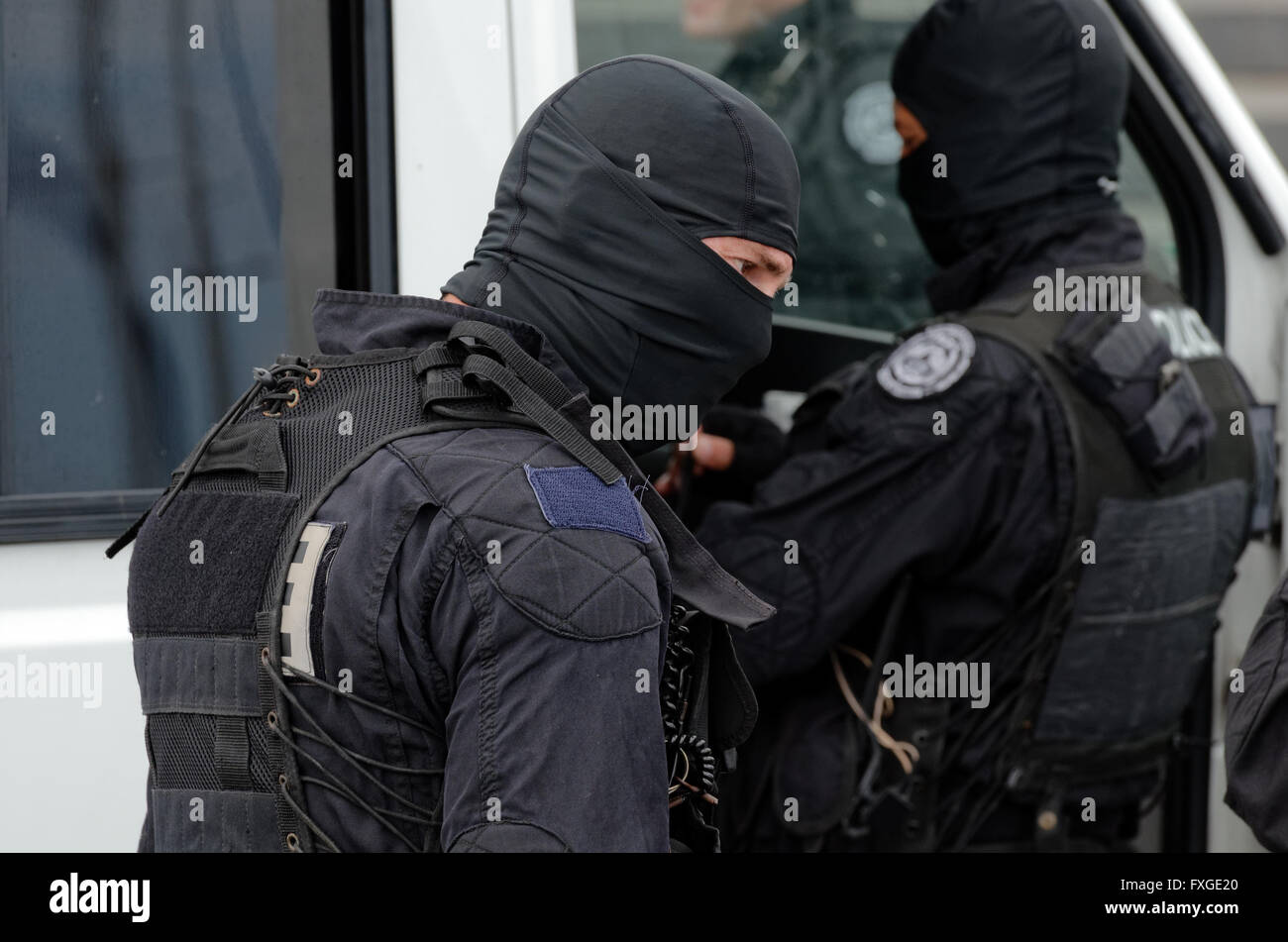 GIPN policiers français Photo Stock - Alamy